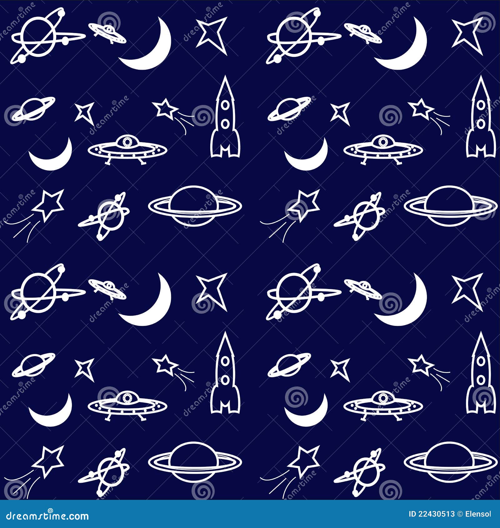 Cosmic pattern stock vector. Illustration of child, color - 22430513