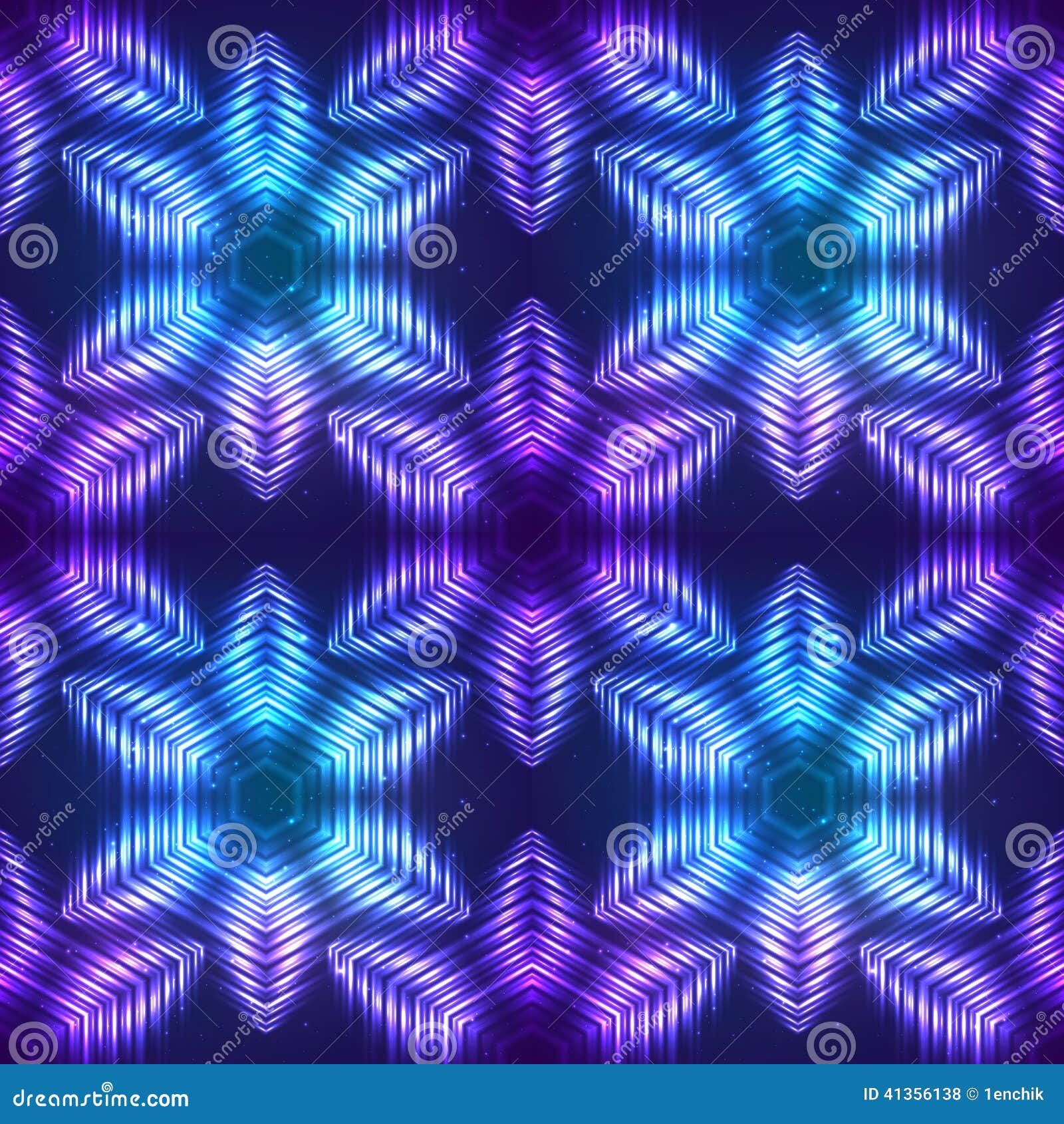 Cosmic Shining Vector Abstract Seamless Pattern Stock Vector ...