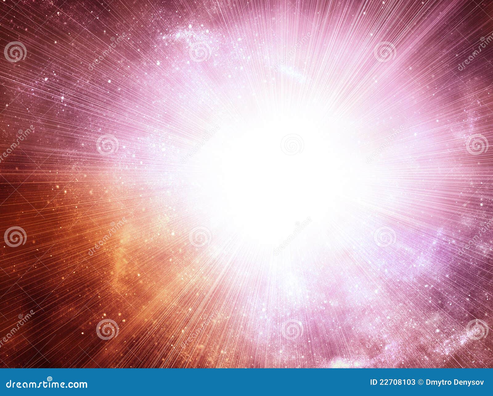 Cosmic Space with Stars stock illustration. Illustration of night ...