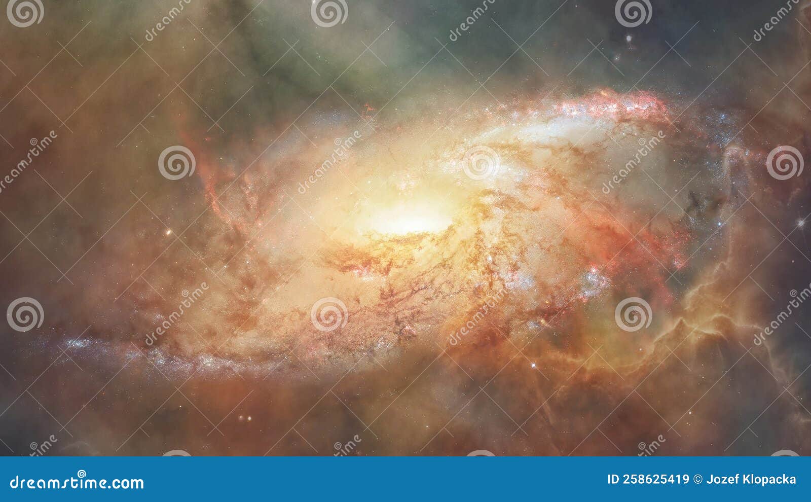 Cosmic Space and Stars, Cosmic Abstract Background. Beautiful Galaxy ...