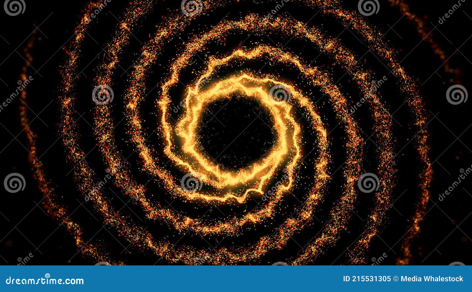 Cosmic Sphere of Moving Particles. Animation Stock Image - Image of ...