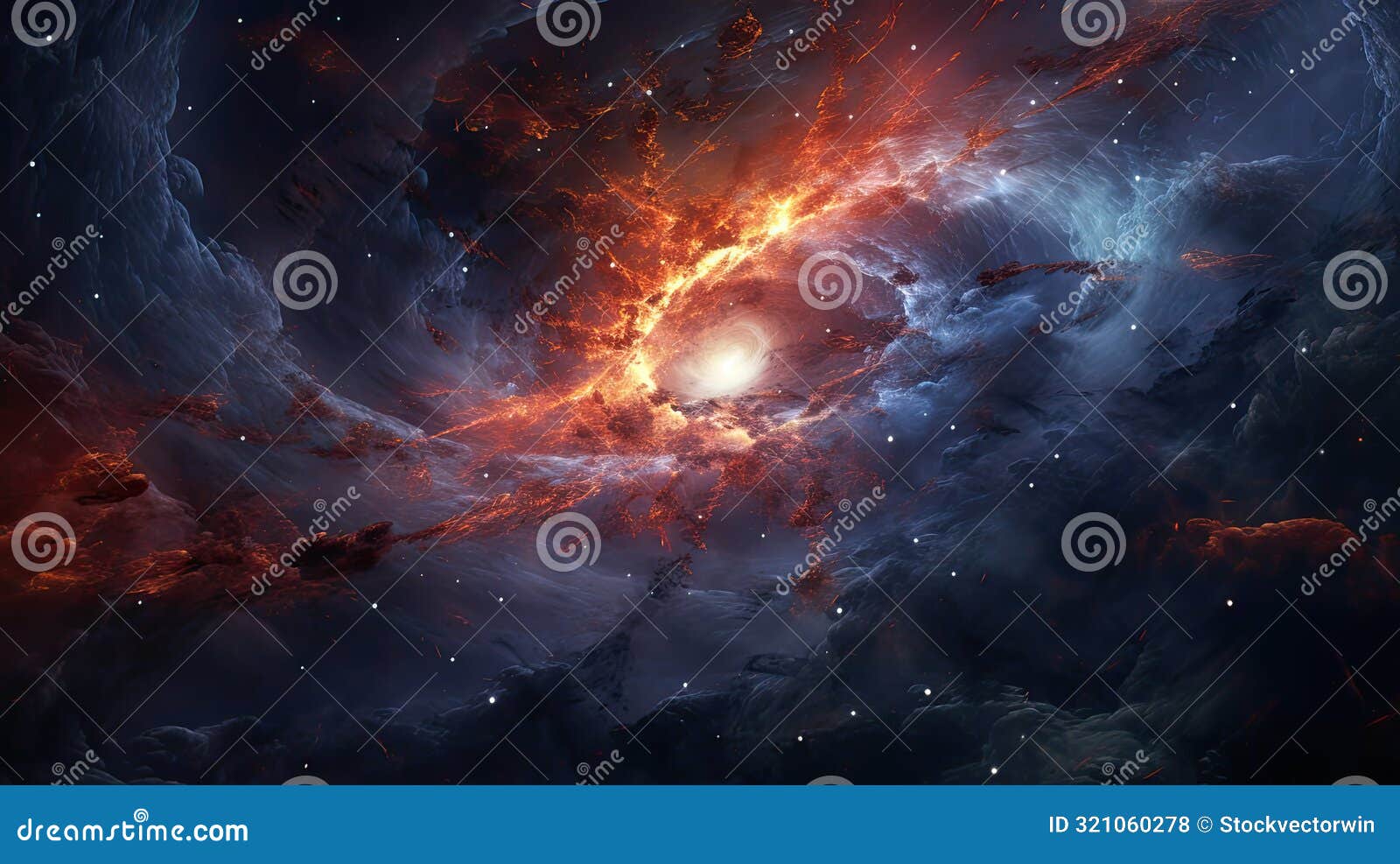 Cosmic stars exploding stock illustration. Illustration of core - 321060278