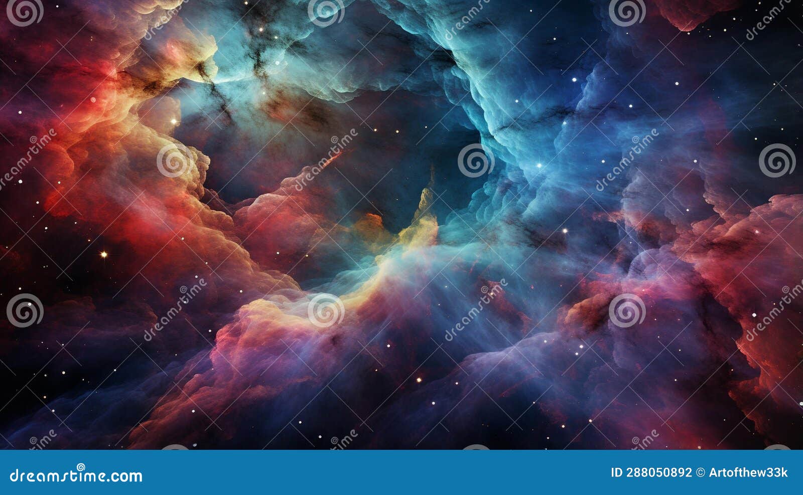 Cosmic Symphony: Captivating Nebula Cloud Formations in Vibrant ...