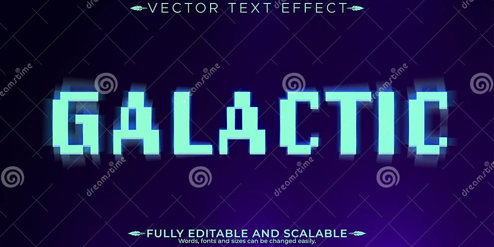Cosmic Text Effect, Editable Universe and Stellar Customizable Font ...