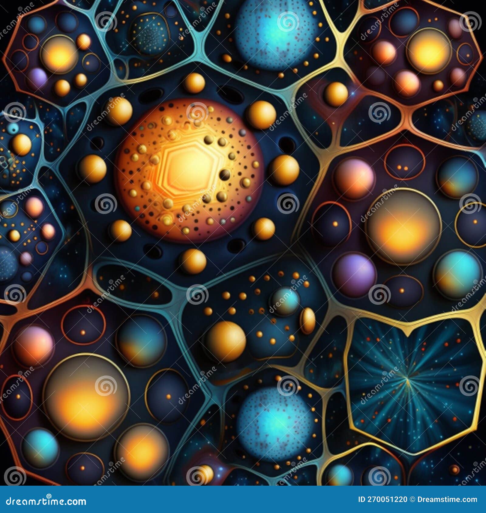 Cosmic themed Pattern stock illustration. Illustration of rays - 270051220