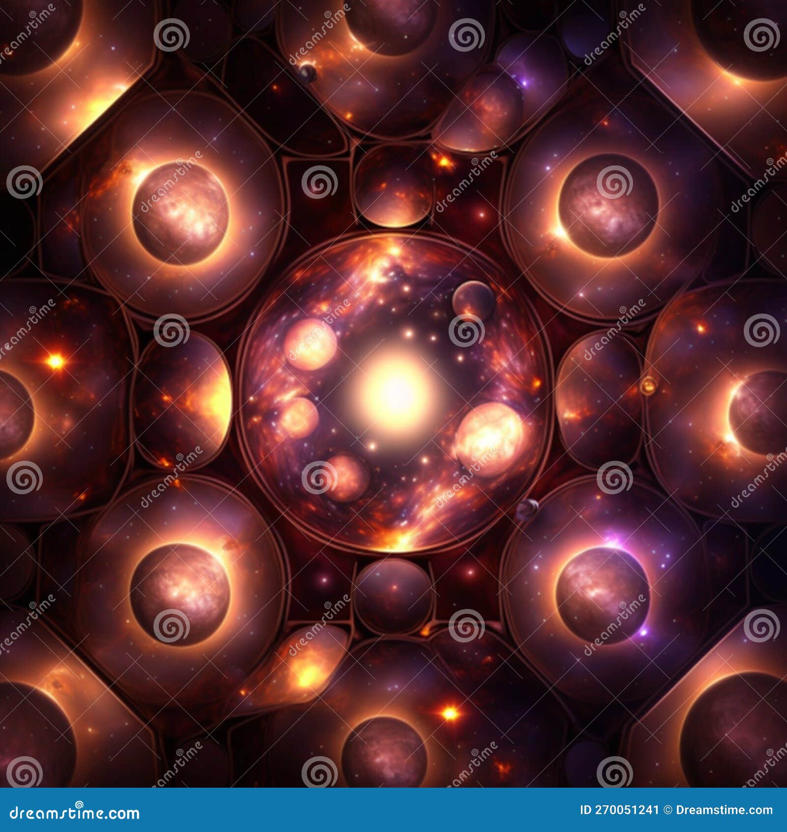 Cosmic themed Pattern stock illustration. Illustration of stars - 270051241