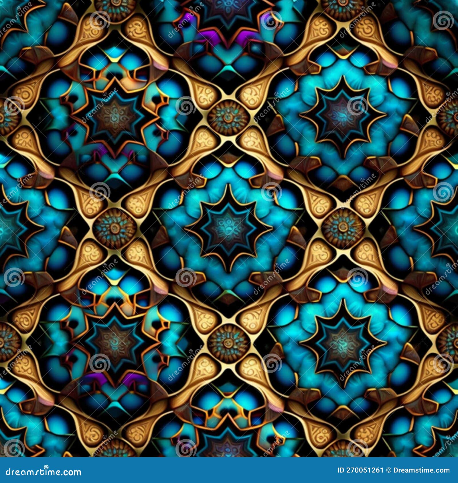 Cosmic themed Pattern stock illustration. Illustration of psychedelic ...