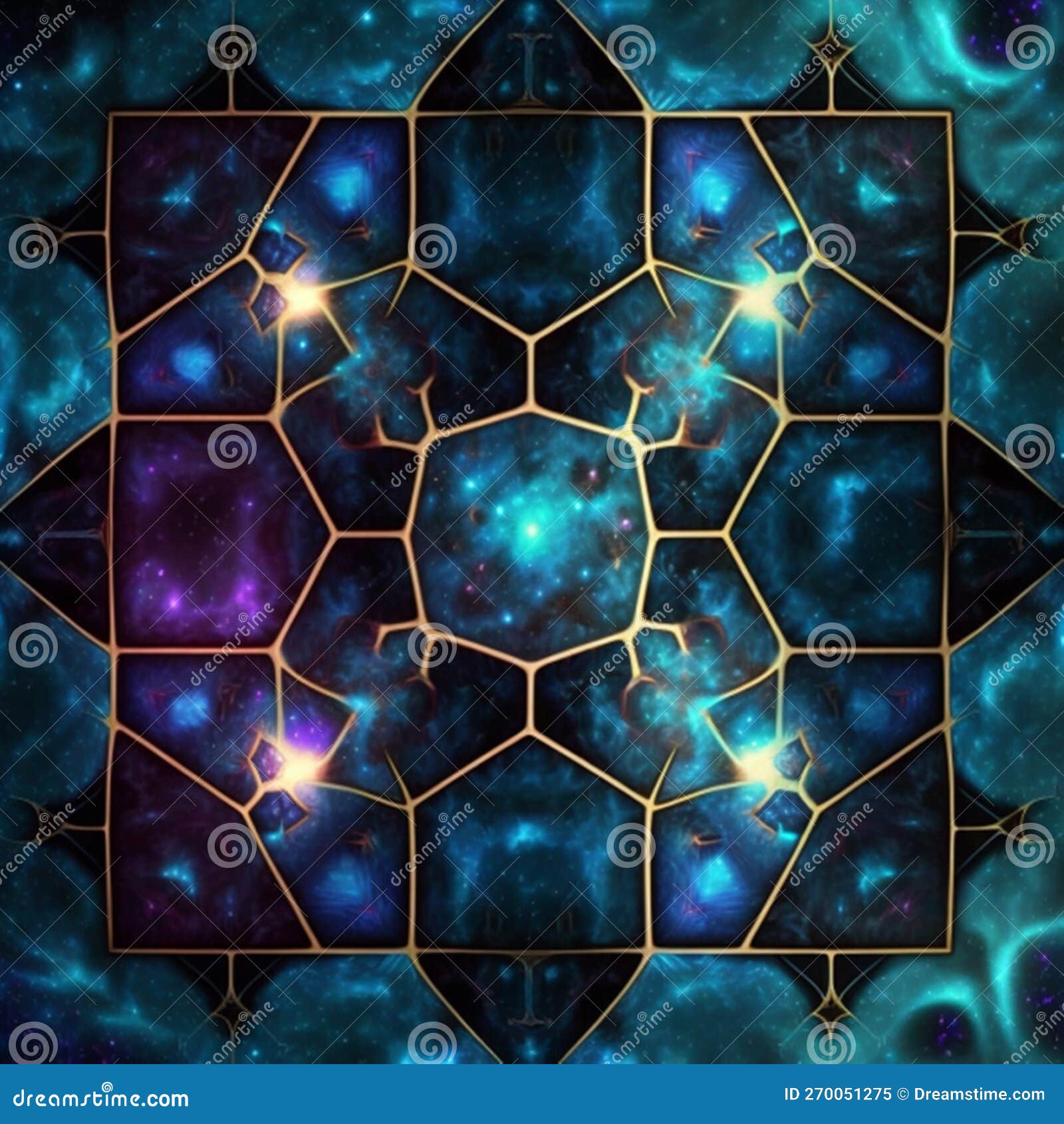 Cosmic Themed Pattern Royalty-Free Stock Photography | CartoonDealer ...