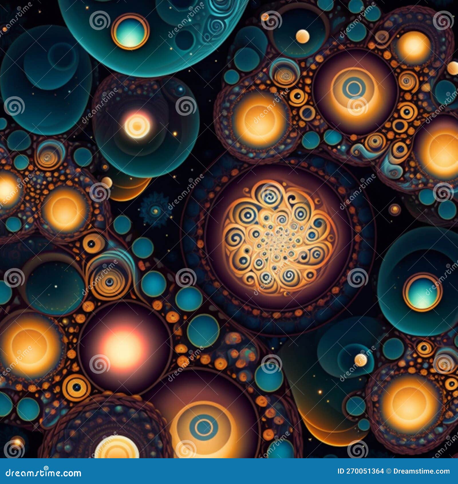 Cosmic themed Pattern stock illustration. Illustration of galaxy ...