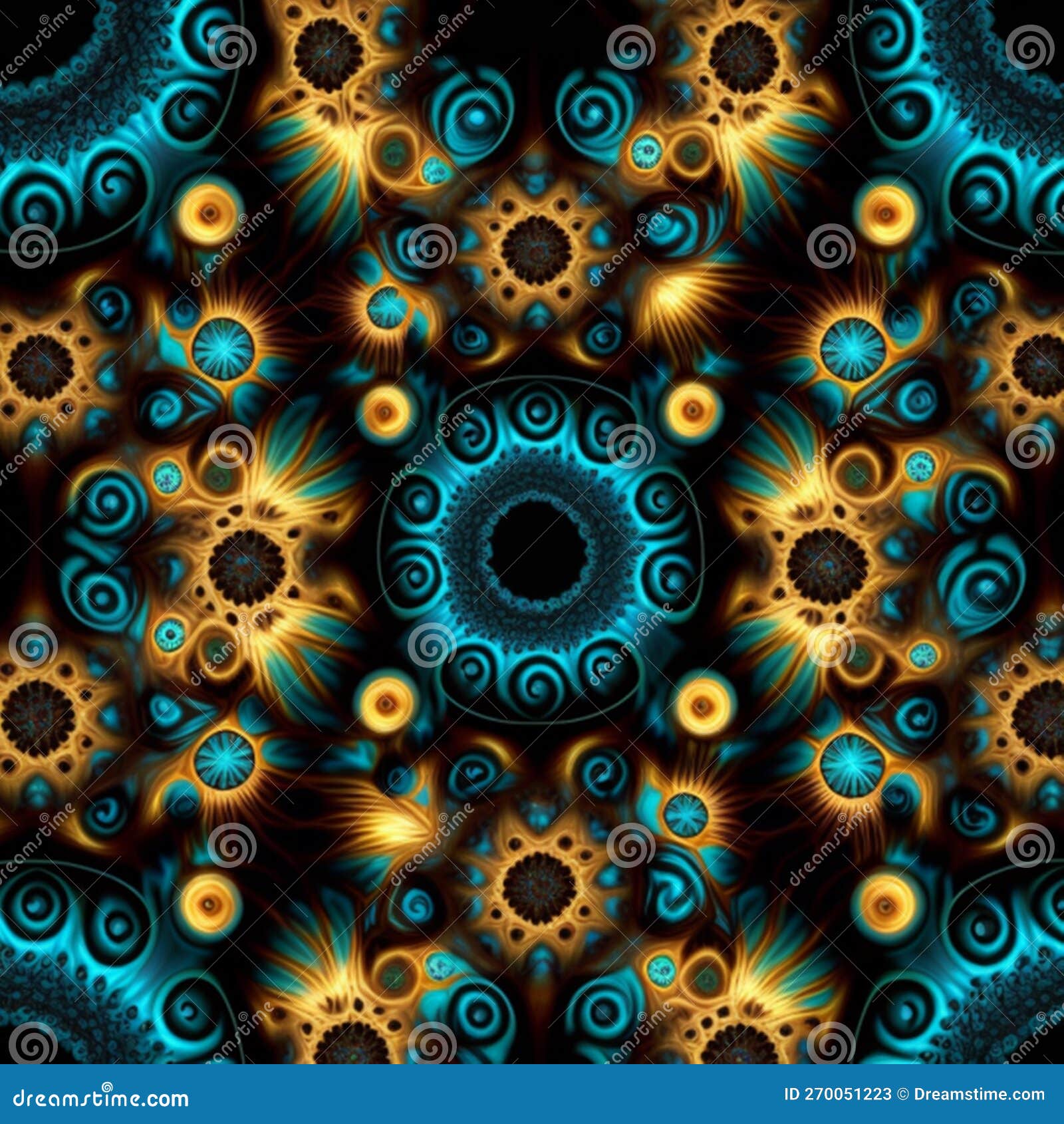 Cosmic themed Pattern stock illustration. Illustration of geometry ...