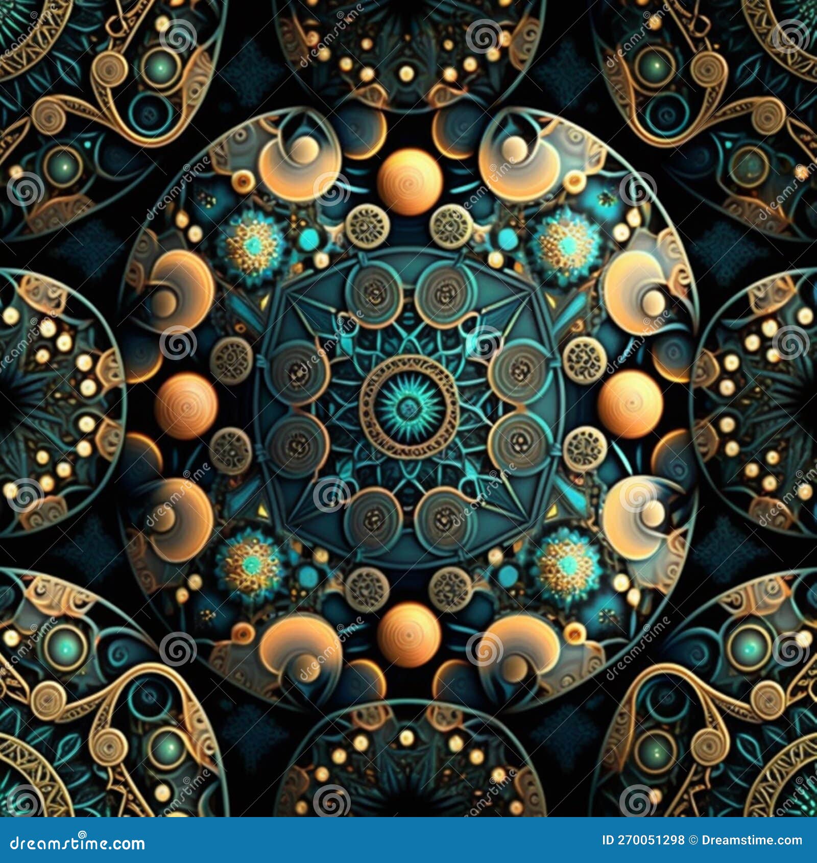 Cosmic themed Pattern stock illustration. Illustration of exploration ...