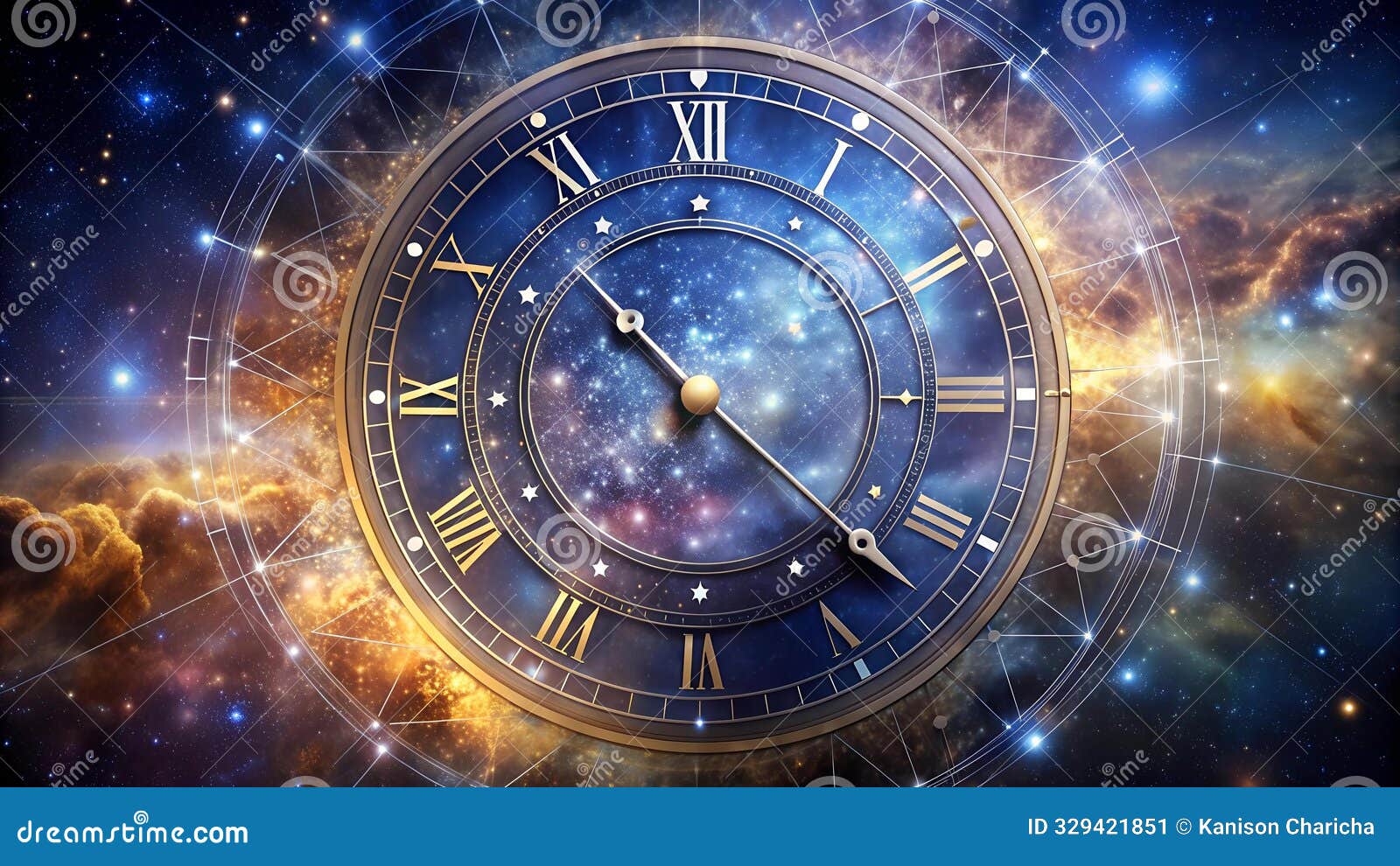 A Cosmic Timepiece: a Clock Dial Inspired by the Celestial Dance AI ...