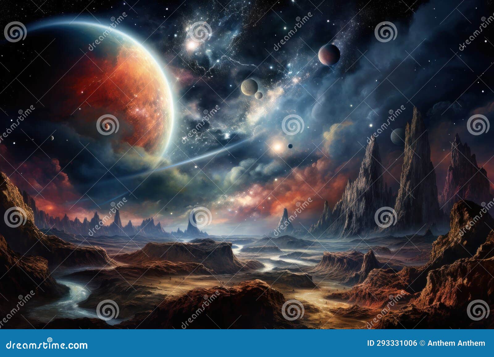 Cosmic Wonders. Astronomy in Action Stock Illustration - Illustration ...