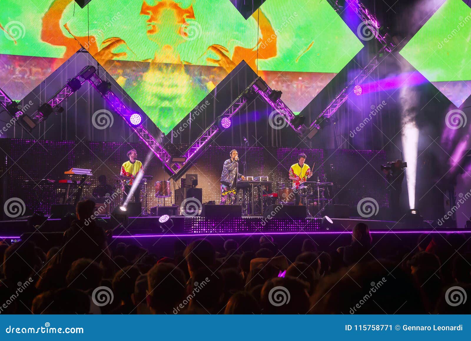 Cosmo Performs on the Stage of the Concert of the First of May ...