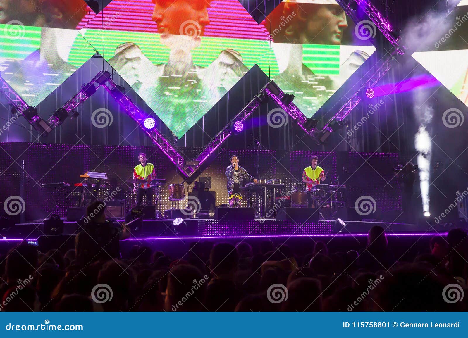 Cosmo Performs on the Stage of the Concert of the First of May ...