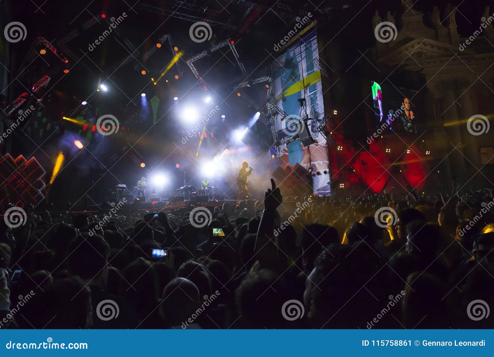 Cosmo Performs on the Stage of the Concert of the First of May ...