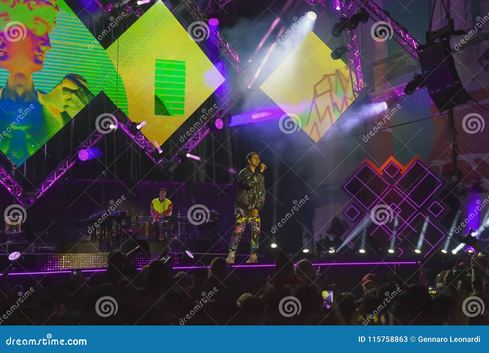Cosmo Performs on the Stage of the Concert of the First of May ...