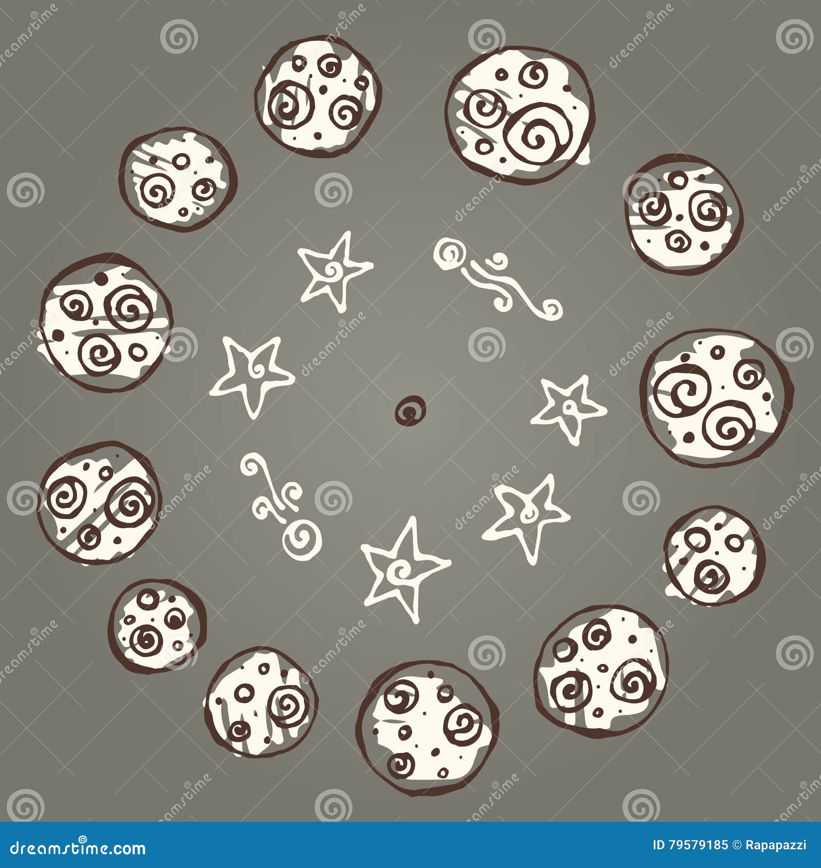 Cosmo set stock vector. Illustration of cosmic, flying - 79579185