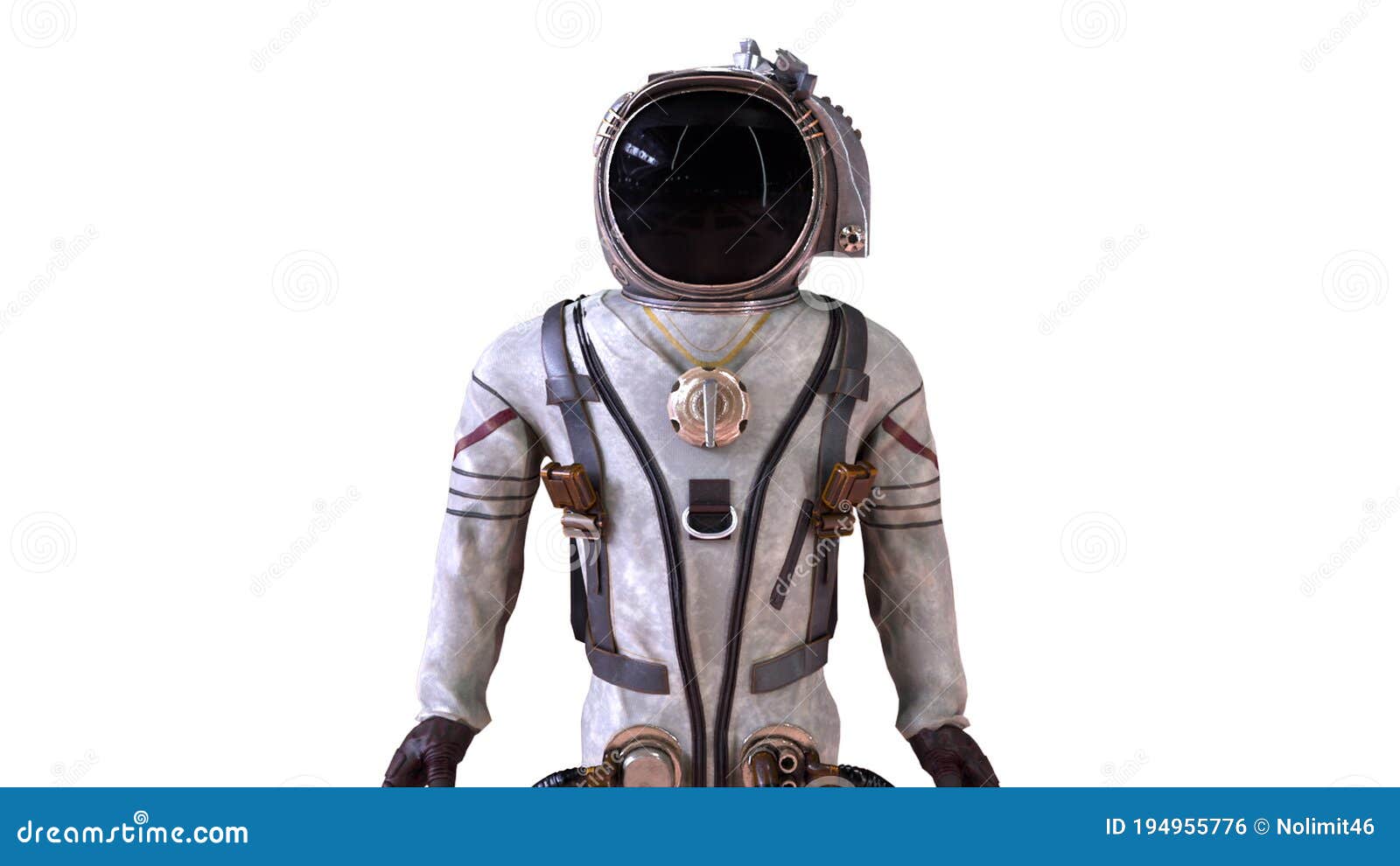 Cosmonaut in a Metal Protective Spacesuit is Destroyed into Small ...