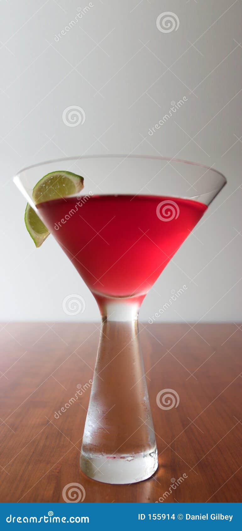 Cosmopolitan Cocktail With Lemon Garnish Royalty-Free Stock Photo ...