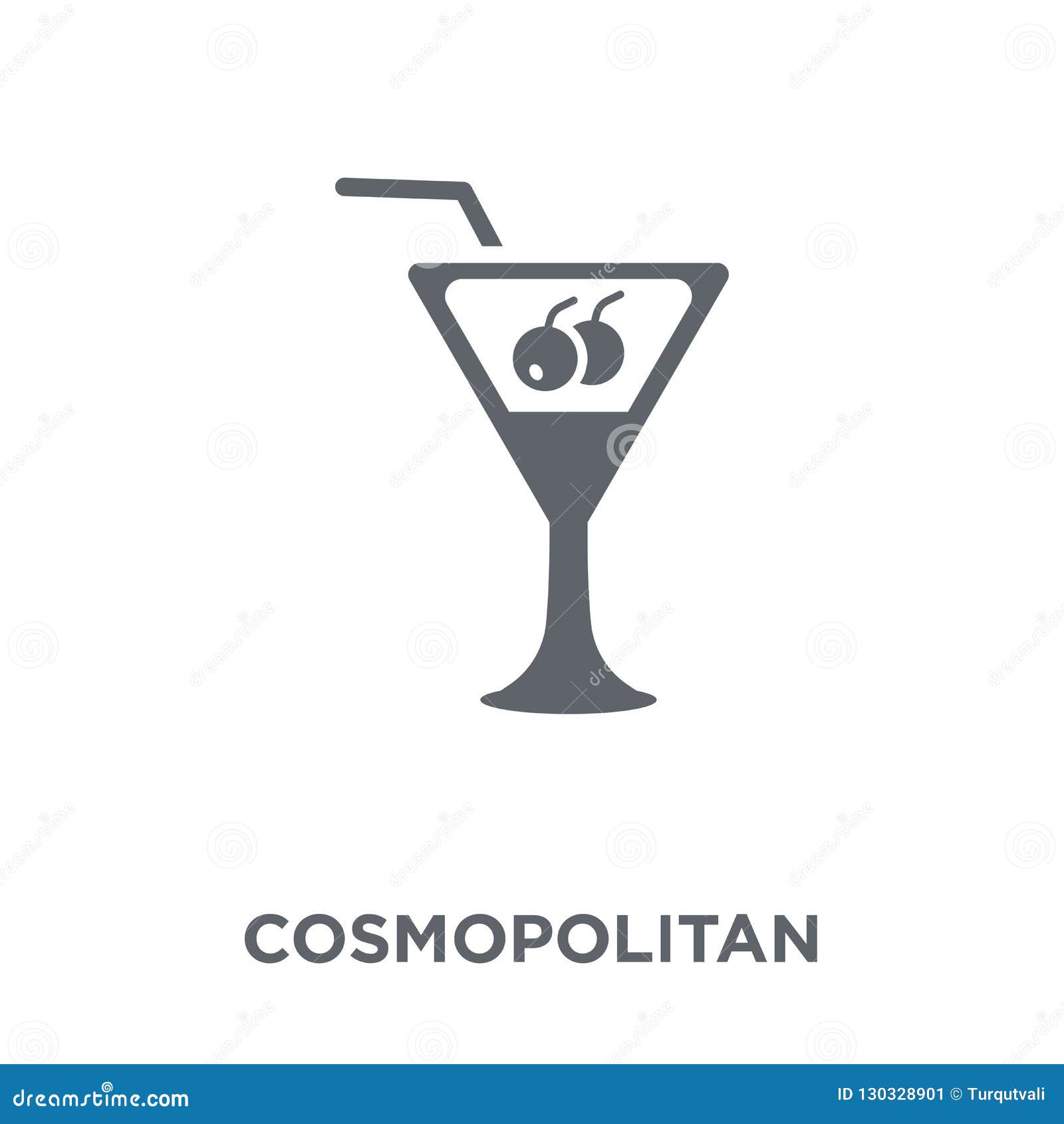 Cosmopolitan Icon from Drinks Collection. Stock Vector - Illustration ...