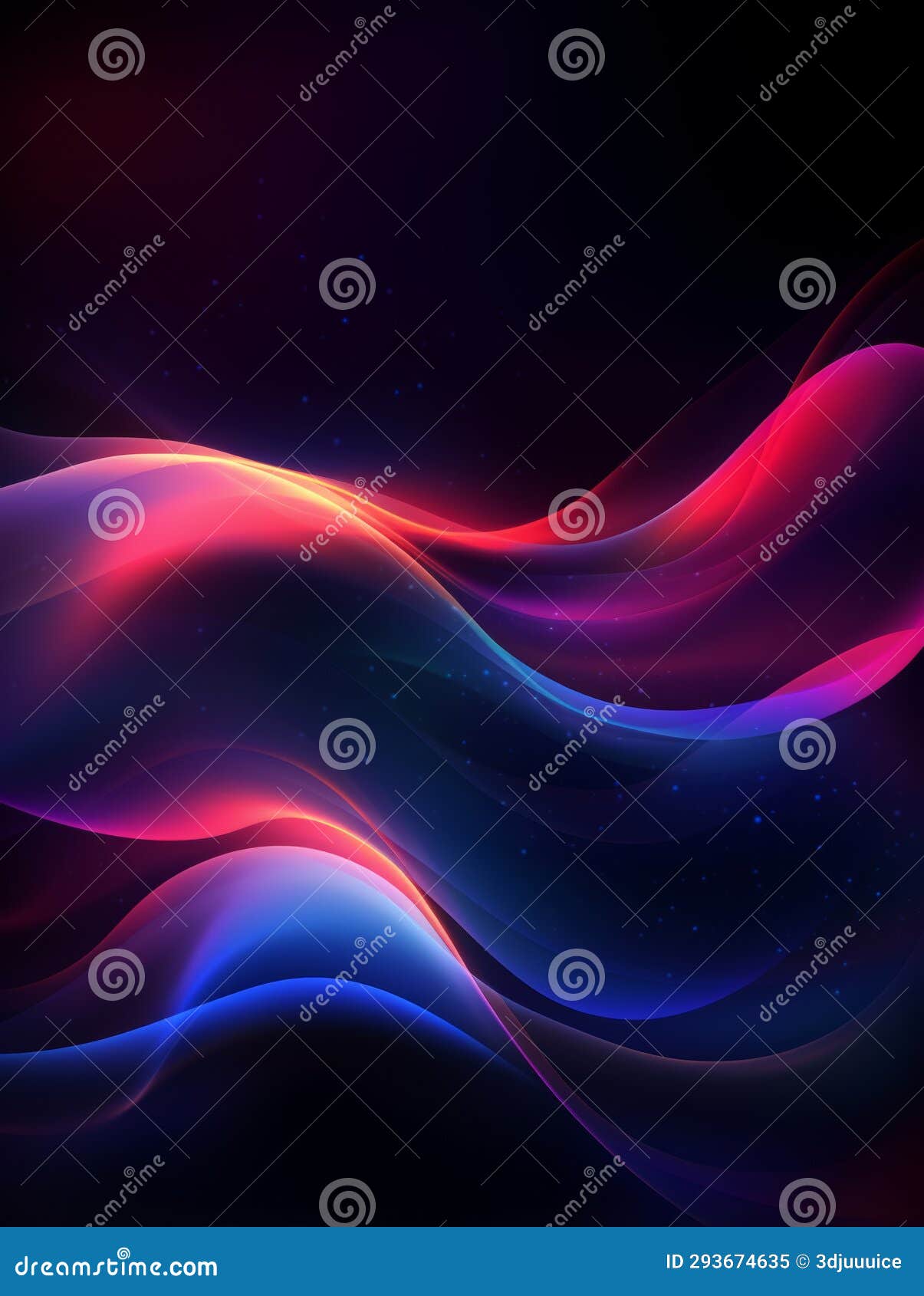 Cosmos Creative Abstract Wavy Texture. Stock Illustration ...