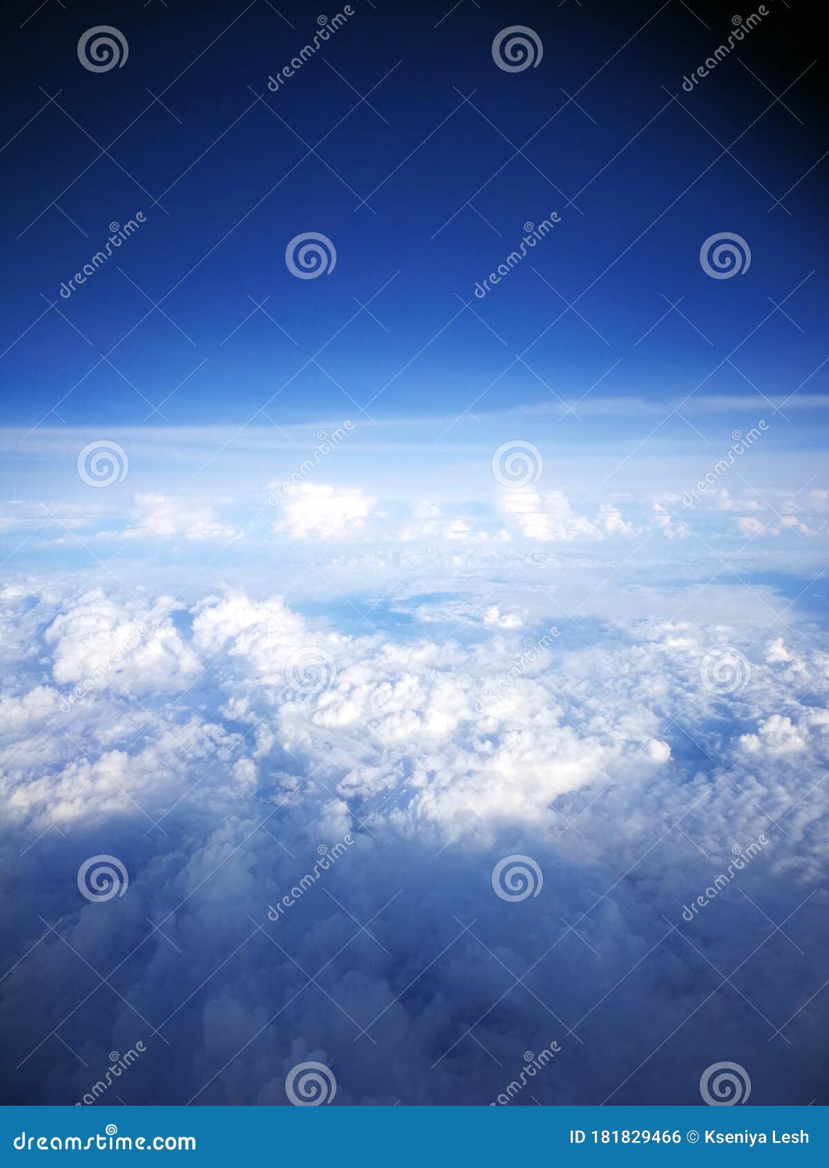 Almost Cosmos High in the Sky Stock Photo - Image of high, cumulus ...