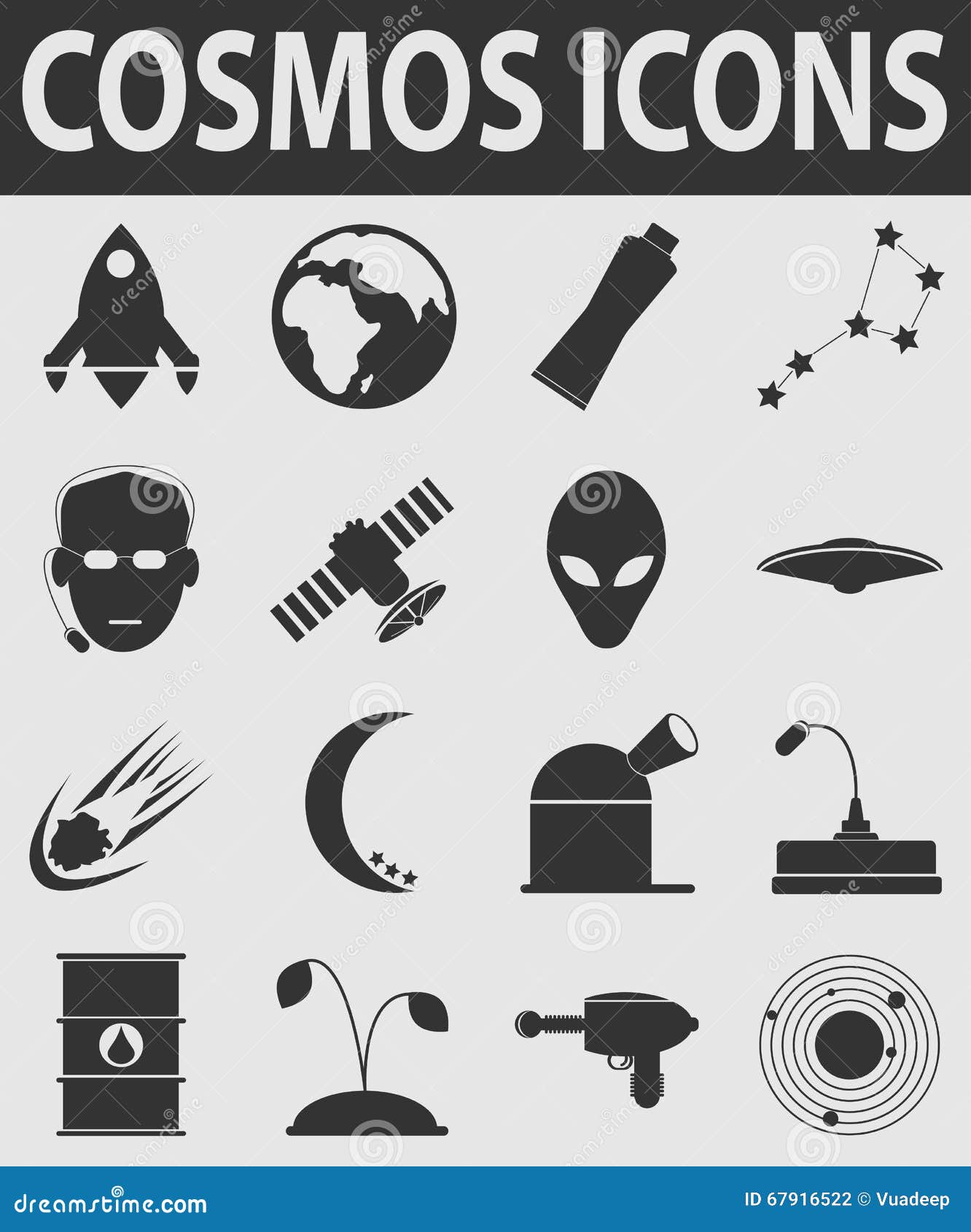 Cosmos icon stock vector. Illustration of pictogram, flat - 67916522