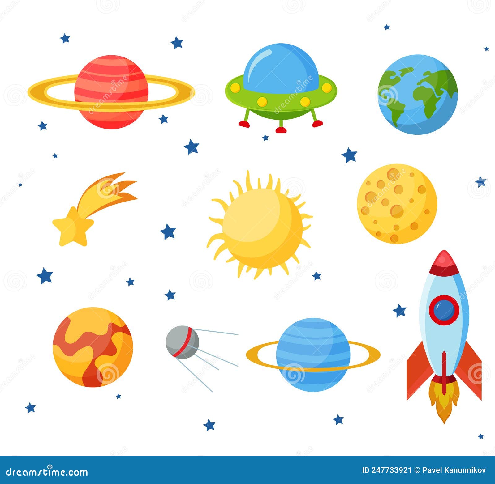 Cosmos Set Concept. Set on a Space Theme, Including a Transport ...