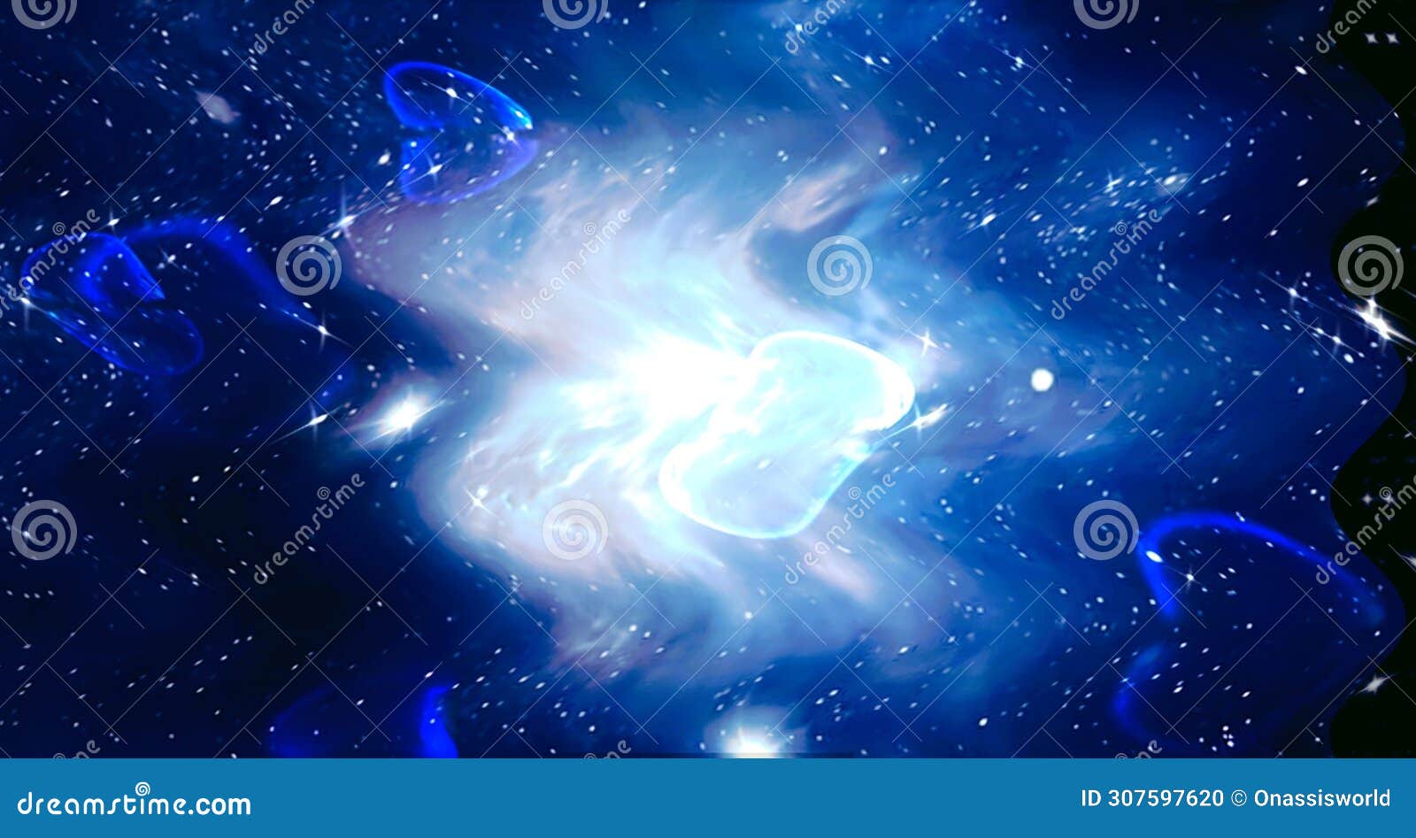 Cosmos Space Theme Abstract Background. Universe Time Travel Stock ...