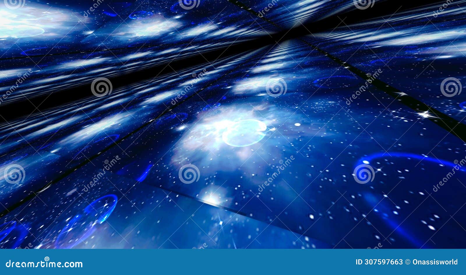 Cosmos Space Theme Abstract Background. Universe Time Travel Stock ...