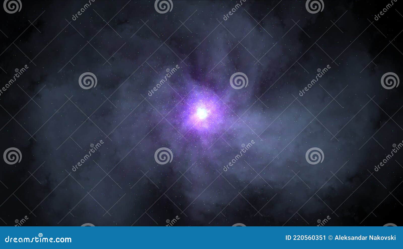 Cosmos Star Ray Light Space Particle Nebula Stock Illustration ...