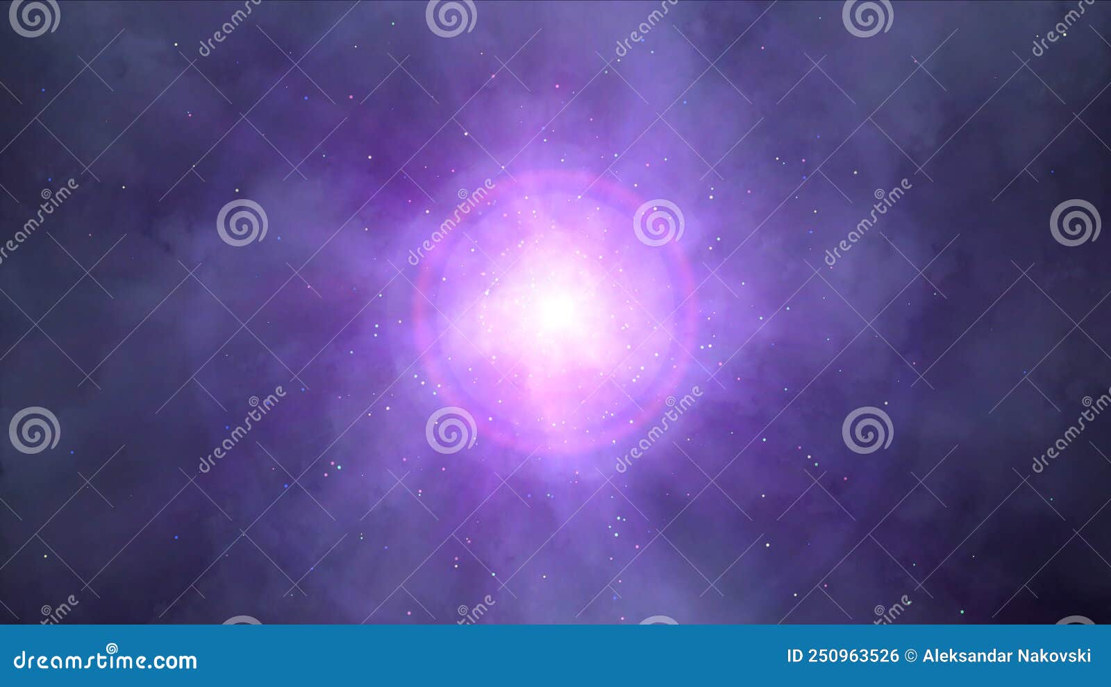 Cosmos Star Ray Light Space Particle Nebula Stock Illustration ...