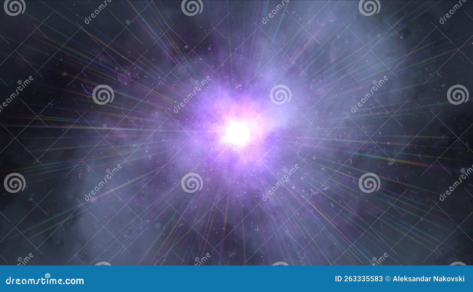 Cosmos Star Ray Light Space Particle Nebula Stock Illustration ...