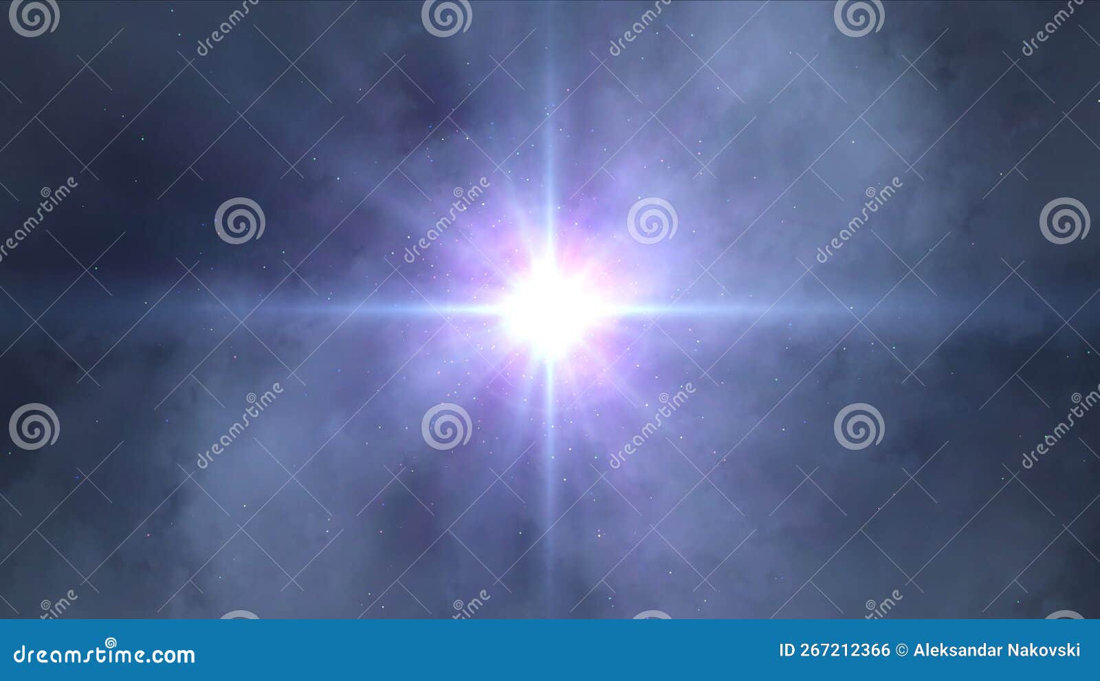 Cosmos Star Ray Light Space Particle Nebula Stock Illustration ...