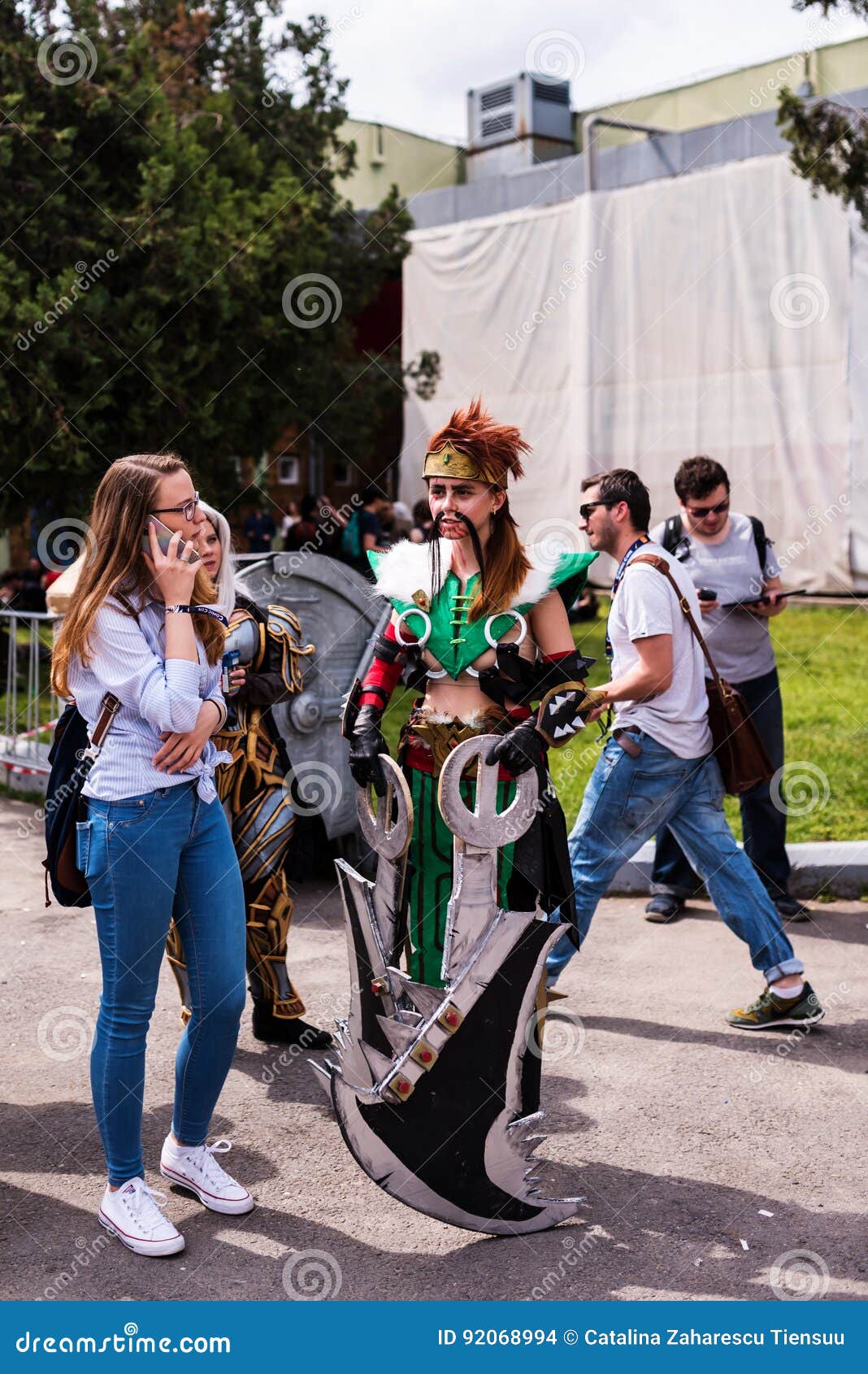 Cosplayer Draven from the League of Legends Editorial Stock Image ... Cosplayer Draven from the League of Legends Editorial Stock Image ...