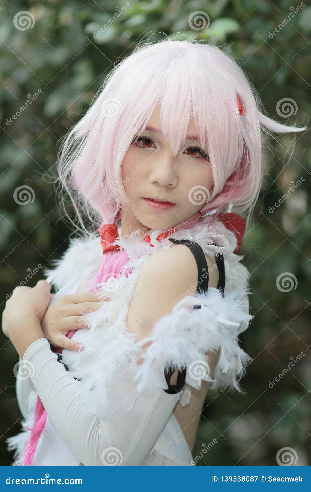 The Cosplayers Posing at the Fair Editorial Photography - Image of ...