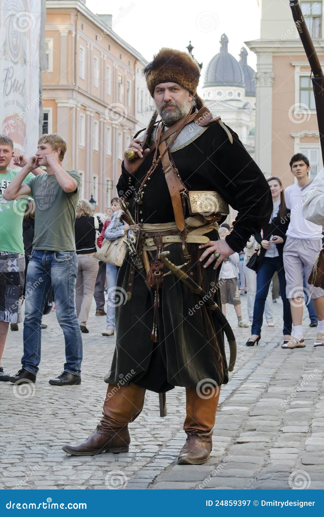 Cossack editorial photography. Image of lviv, lvov, landmark - 24859397