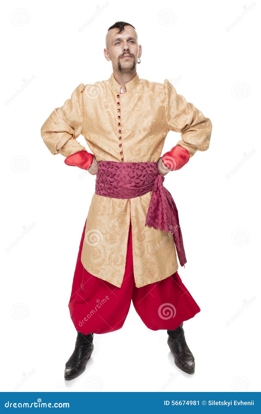 Cossack isolated stock image. Image of uniform, ethnicity - 56674981