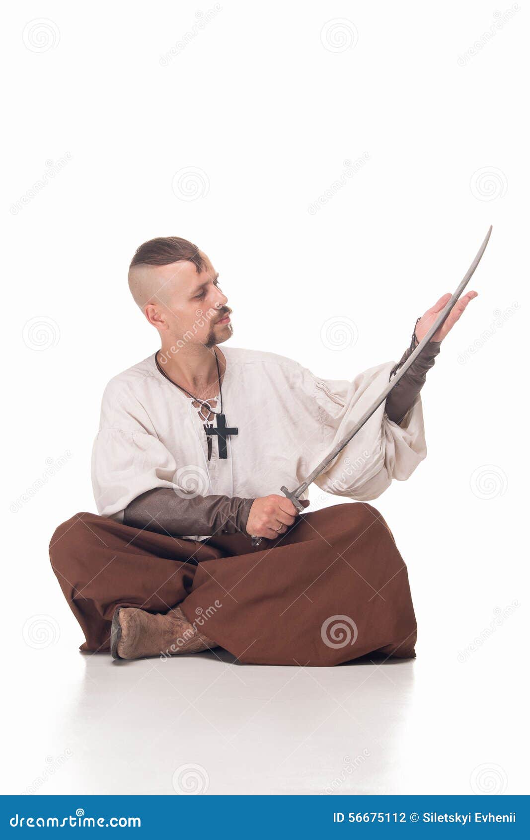 Cossack isolated stock photo. Image of weapon, historical - 56675112