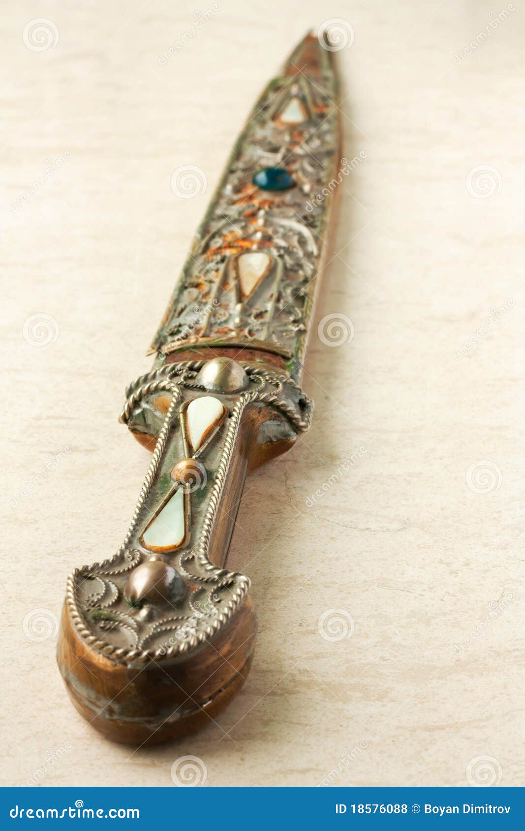 Cossack knife stock photo. Image of dangerous, metal - 18576088