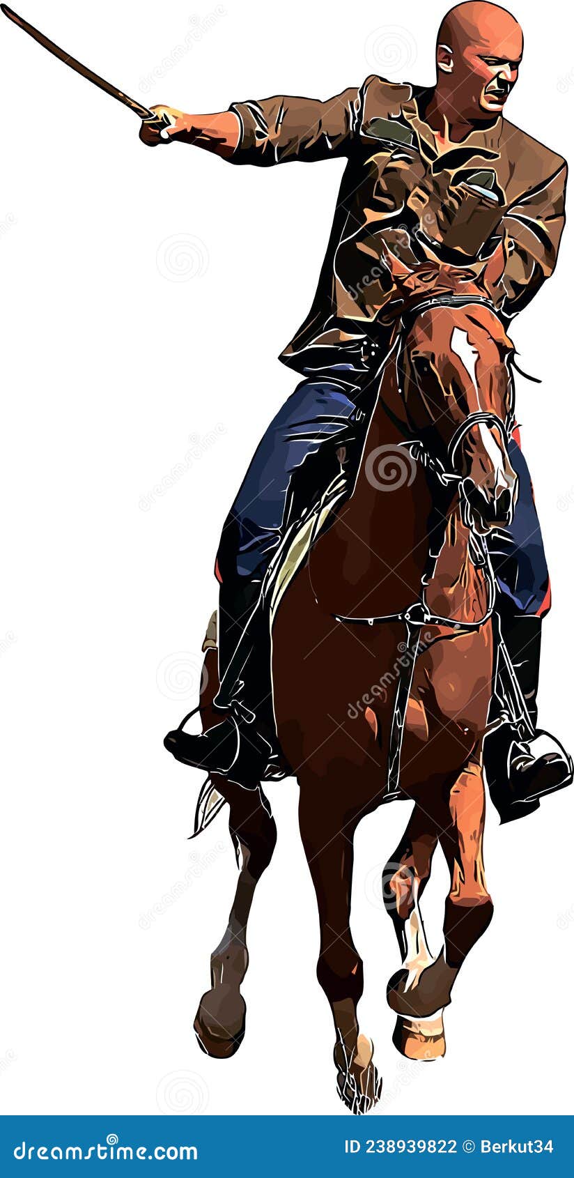 Cossacks with Sabers Perform Tricks on Racehorses Editorial Photography ...