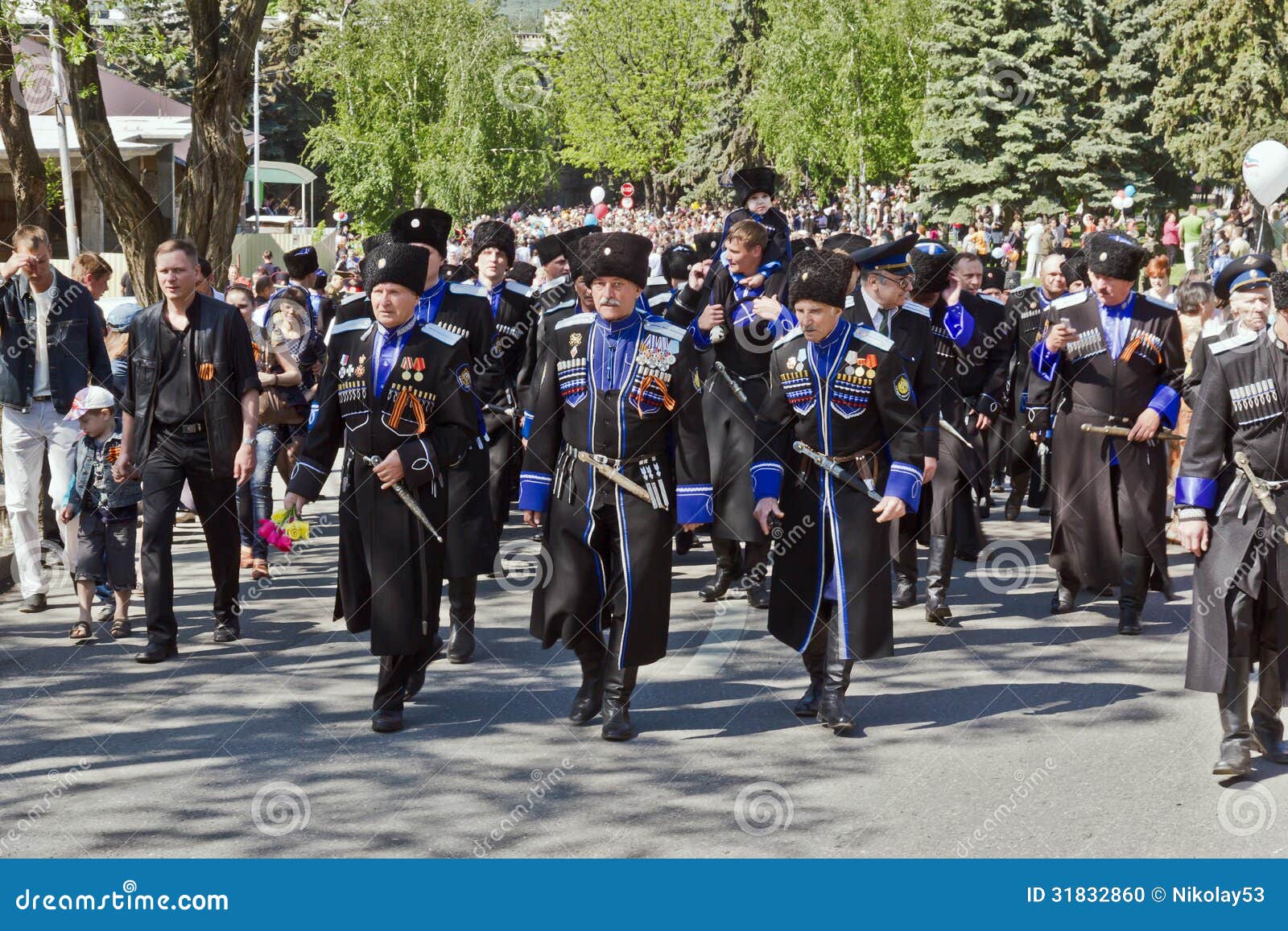 The Cossacks of the Terek Cossack Army. Editorial Image - Image of ...