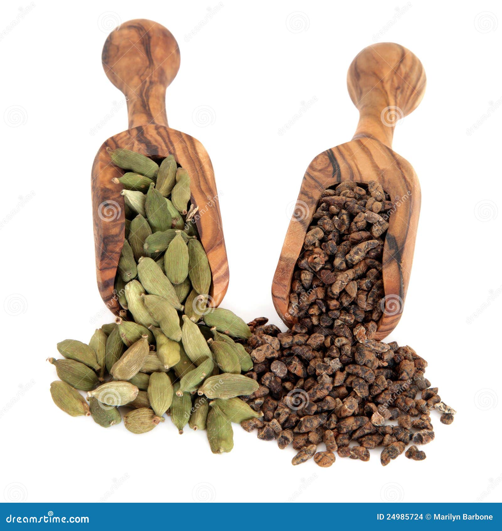 Cosses Et Graines De Cardamome Photo stock - Image du épice, mesure ...
