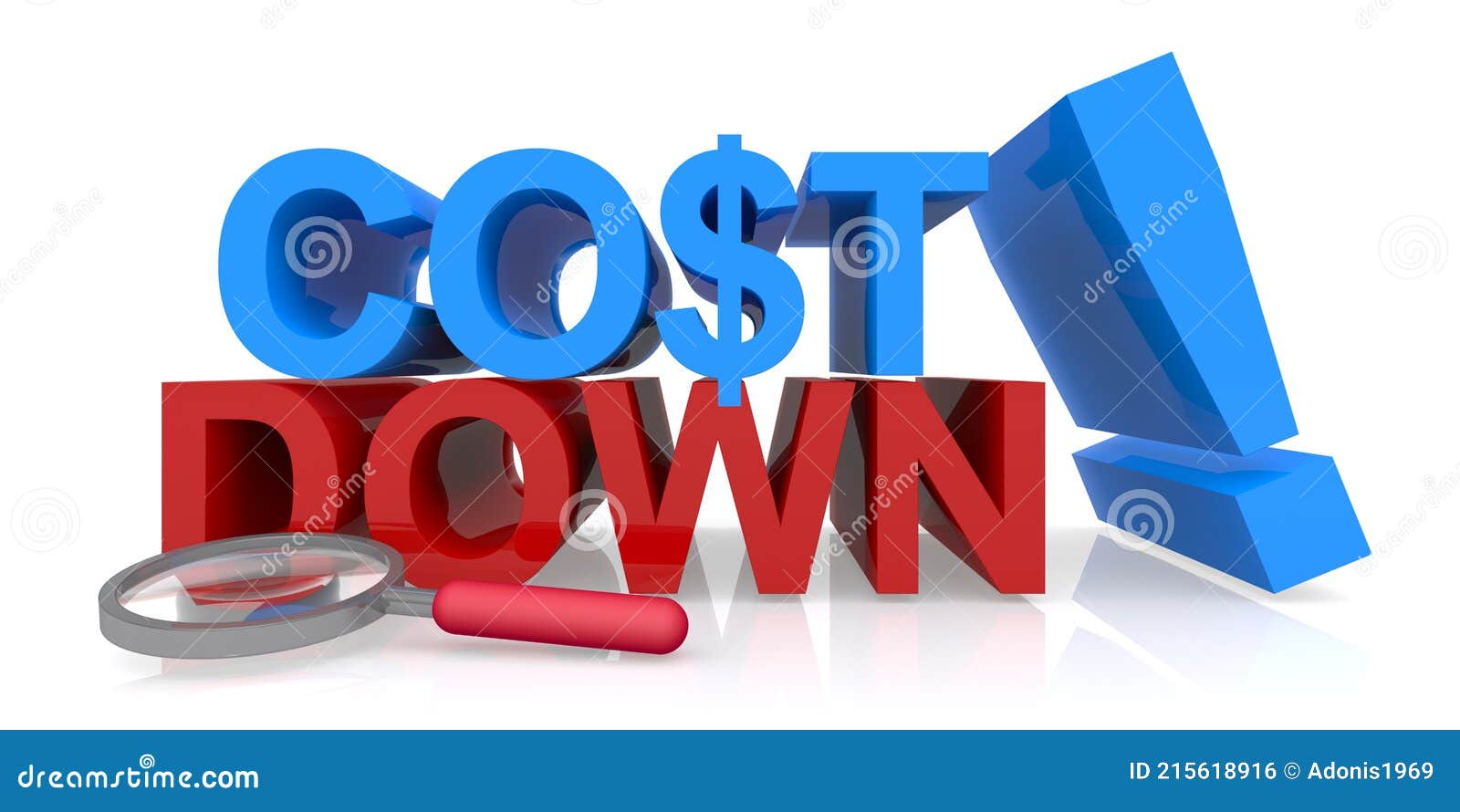 Cost Down Concept Stock Image | CartoonDealer.com #37965019