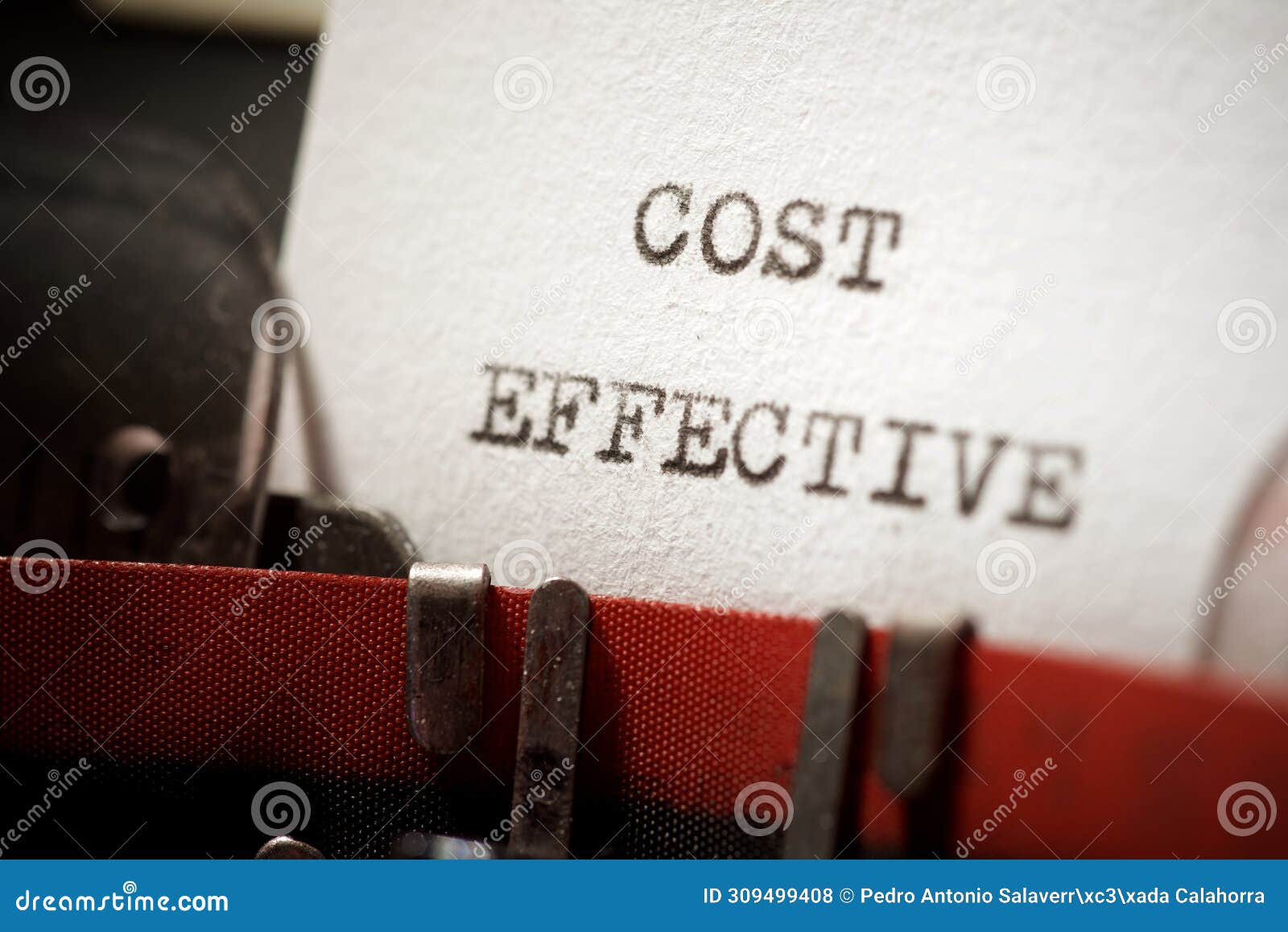 Cost effective phrase stock photo. Image of title, vintage - 309499408