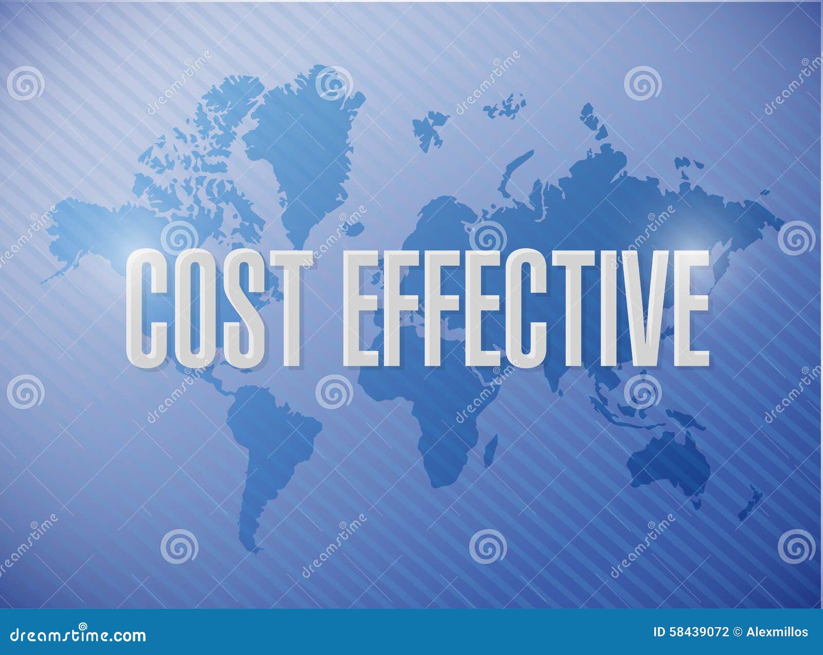 Cost Effective World Sign Concept Stock Illustration - Illustration of ...