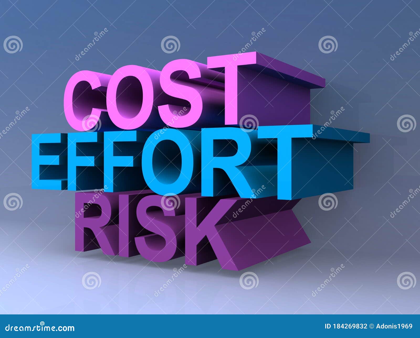 Cost effort risk stock photo. Image of color, choice - 184269832