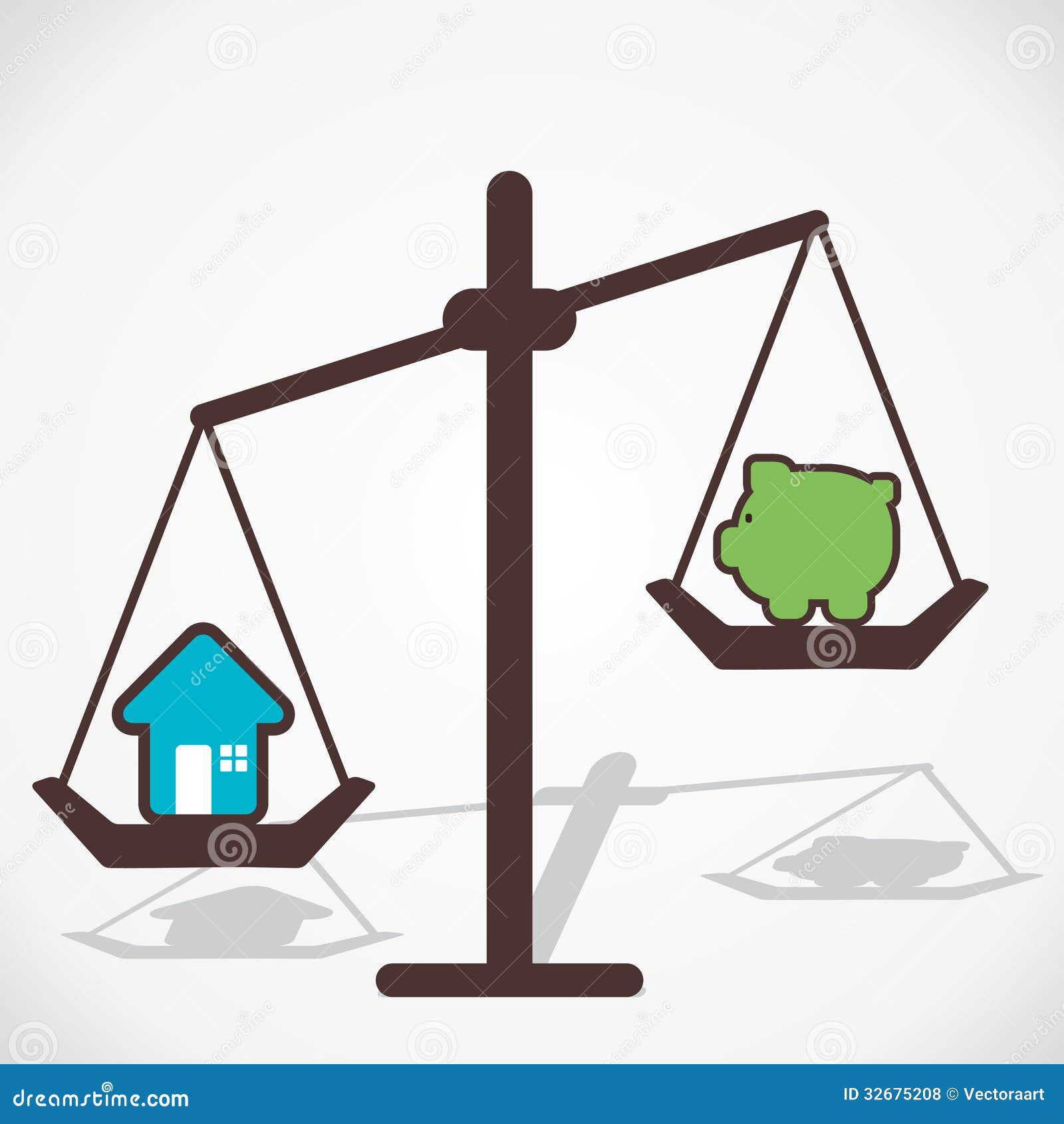 Cost of house stock vector. Illustration of background - 32675208