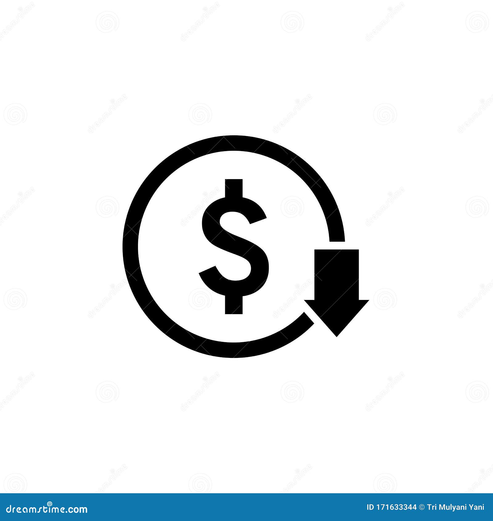Cost Icon Vector Design Symbol Illustration Stock Vector - Illustration ...